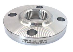 China ANSI ASME B16.5 150lb Forged Stainless Steel Flange F304 F316L A105 Threaded for sale