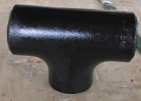 China ASTM A234 WPB Carbon Steel Butt Weld Pipe Tee SCH40 DN50 Straight Reducing for sale