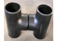China ASTM A234 WPB Carbon Steel Butt Weld Pipe Tee SCH40 DN50 Straight Reducing for sale