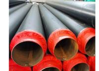 China High Density Polyurethane Thermal Insulation Pipe HDPE Jacket Steel Pipe DN150-250 for sale