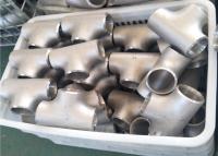 China ANSI B16.9 S2205 Duplex Stainless Steel Tee Sch 40S 3 Inch High Temperature Resistant Pipe Fitting for sale