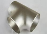 China Super Duplex Stainless Steel Pipe Tee UNS S32750 S31803 ASME B16.9 1-48 Inch Seamless for sale