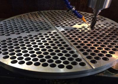 China Custom Pressure Vessel Tube Plate 316L 304 Baffle Plate Drawing Max Dia 8600mm for sale