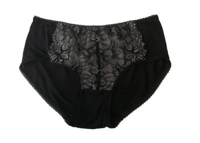 China 60 - 120gsm 100% Silk Lingerie Knitted Briefs Silk And Lace Shorts for sale
