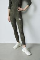 China 3 4-Sleeve Yoga Wear Olive Green Camouflage Sport Set Gymnasium High Waist Leggings Set for sale
