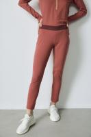 China Terracotta Pants And Dress Long Sleeve Half Zip Tracksuit Set For Spring Summer Fall for sale