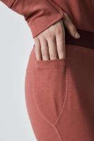 China Terracotta Pants And Dress Long Sleeve Half Zip Tracksuit Set For Spring Summer Fall for sale