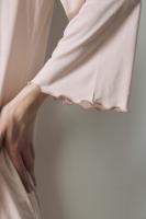 China Custom Bespoke Silk Sleepwear Lounge Silk Pajamas Women Silk Nightgown for sale
