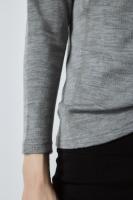 China Custom Wool Base Layer 100% Pure Hooded Balaclava Wool Long Sleeve Top for sale