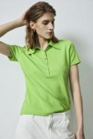 China OEM ODM Basic Tops Green Short Sleeve Polo Shirt Slim Fit  White Wide Leg Cargo Pants for sale