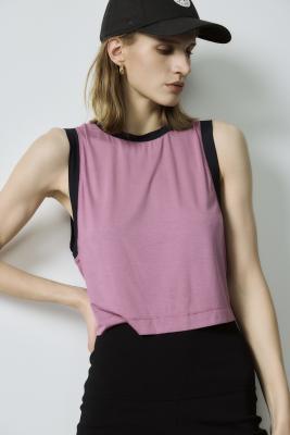 China Unisex All Reason Basic Tops Silky Smooth Spandex Plain Tank Tops Womens Four Way Stretch for sale