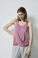China Front Twisted Layering Vest Versatile Modal Vest Top Lattering Twist 21cm 22cm for sale