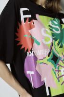 China Oversized Basic Tank Top Black Graphic OEM ODM Streetwear T-Shirt for sale