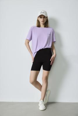 China 96 - 112cm Basic Tops Oversized Lilac  Snake Graphic Tee Biker Short Set 2 Piece for sale