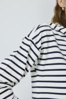 China Cotton Spandex Loop Sweatshirt Sportswear Soft  Functional  Striped Zip Up Hoodie for sale