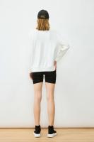 China 100cm - 116cm Custom White Sweatshirt OEM ODM Blank Pullover Hoodie for sale