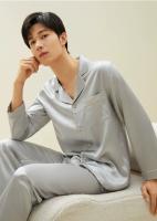 China 100% Mulberry Silk Pajama Set for Women - Breathable & Moisture-Wicking with Relaxed Loose Fit for sale