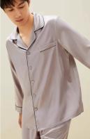 China Premium 19 Momme Mulberry Silk Pajama Set with 54-Weft High-Density Weave & Skin-Friendly Amino Acids for sale