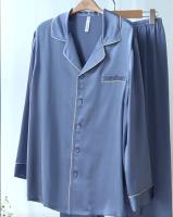 China Premium 19 Momme Mulberry Silk Pajama Set with 54-Weft High-Density Weave & Skin-Friendly Amino Acids for sale