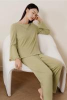 China Mulberry Silk Pajama Set for Women – Warm Relaxed-Fit Loungewear for sale