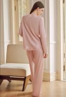 China Lace V-Neck Sleep Dress, Wool & Silk for sale