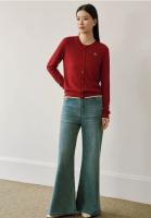 China Color-Block Cardigan, Wool & Silk for sale