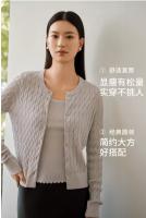 China Cable-Knit Cardigan, Old Money Style for sale