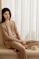 China Straight-Leg Lounge Pants, Wool & Silk for sale
