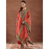 China Kurta Suit Three-Piece Set (Silk Blend) for sale