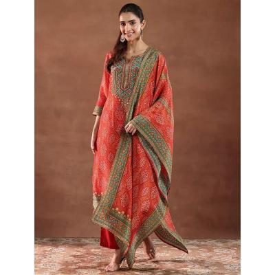 China Kurta Suit Three-Piece Set (Silk Blend) for sale