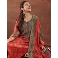 China Kurta Suit Three-Piece Set (Silk Blend) for sale