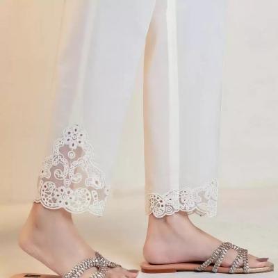 China Embroidered Cotton Lounge Pants for sale