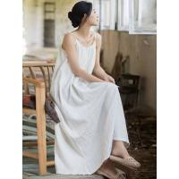 China Ramie Tie-Dye Maxi Dress (Free Size) for sale