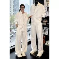 China Cotton Linen Shirt & Trousers Set (Men) for sale