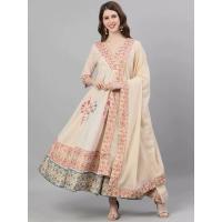 China Indian Cotton Print Dress & Shawl Set (Women) for sale