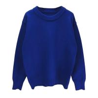 China Soft Knit Crewneck Sweater - Women's Cozy Loose-Fit Pullover for sale