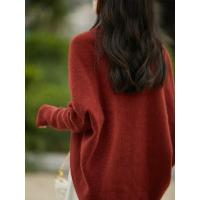 China 100% Wool Batwing Cardigan - Women's Cocoon Cape-Style Open-Front Sweater for sale