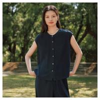 China 19mm Mulberry Silk Drop-Shoulder Top - Women's Loose Casual Short-Sleeve Shirt for sale