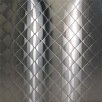 China 201 304 stainless steel sheet Linen Embossed Pattern for kitchen sink for sale