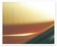 China COLOR STAINLESS STEEL SHEETS HAIRLINE FINISH NO4 GOLD for sale