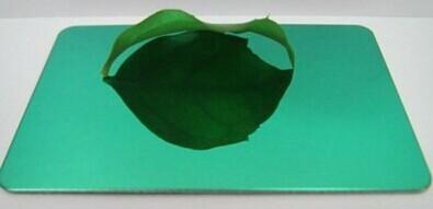 China mirror green color stainless steel decorative sheet for sale