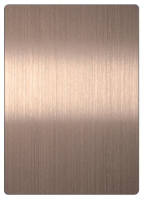 China hair line bronze colored sheet stainless steel 304 grade for sale