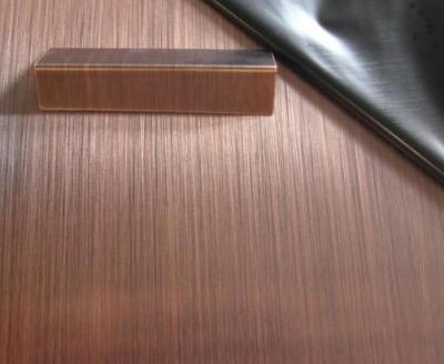 China stainless steel sheet titanium bronze color hairline /mirror finish grade 304 for sale