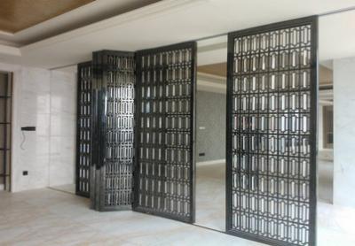 China Brushed black titanium stainless steel screen , price stainless steel wall plating foshan for sale
