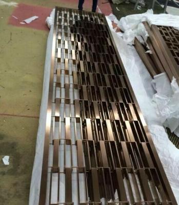 China 201 stainless steel pipe welded wall panels Foshan factory wholesale price screen divider for sale