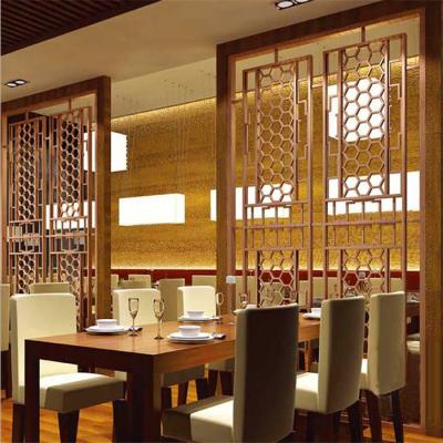 China Stainless steel wall panels home screen manufacturers custom color laser cutting partition for sale
