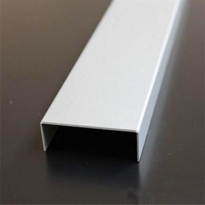China building materials metal tile trim corners stainless steel u channel custom size and color for sale