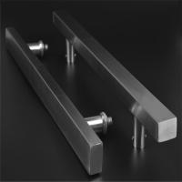 China high quality shower room handle 304 stainless steel glass door handle with various design and color for sale