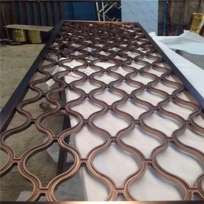 China building decoration material Laser cut aluminum Screen  Wall Art Panel with high quality for sale
