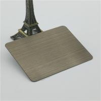 China pvd color coating antique bronze stainless steel panel sheet astm 304 quality on sale for sale